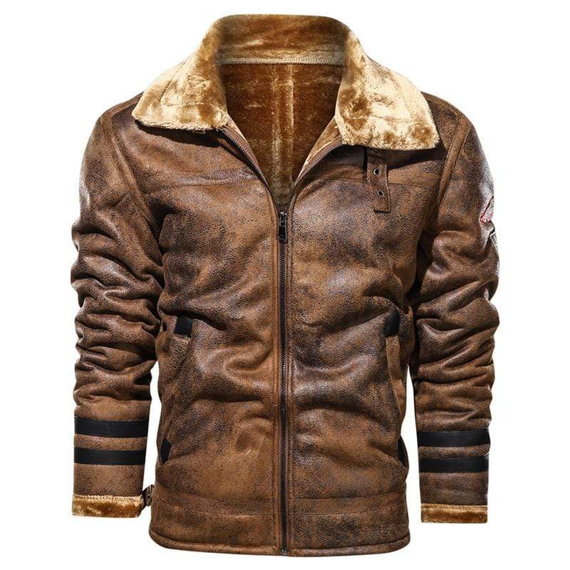 CARANFIER Siberia Rider Leather Jacket